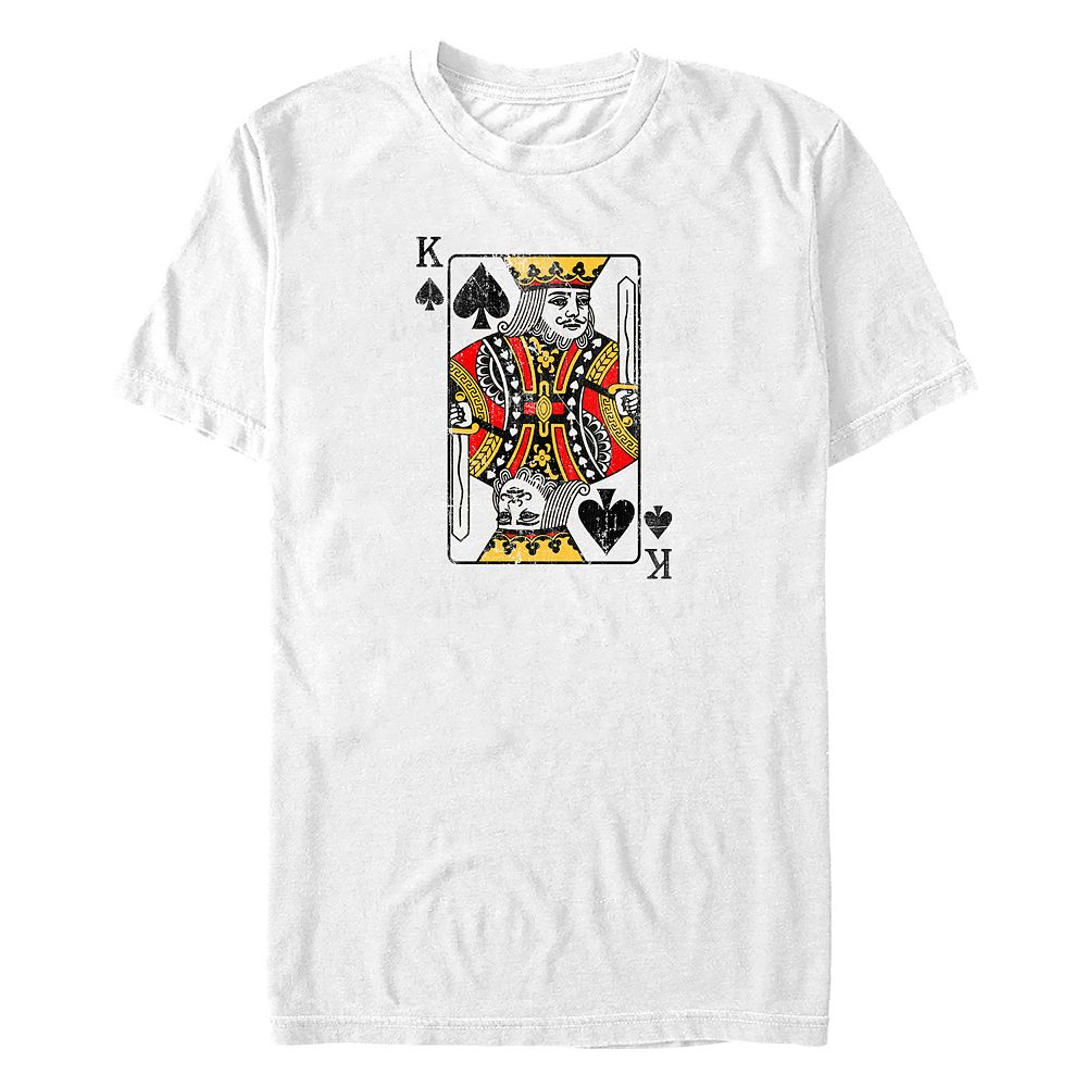 Big & Tall King Of Spades Card Graphic Tee