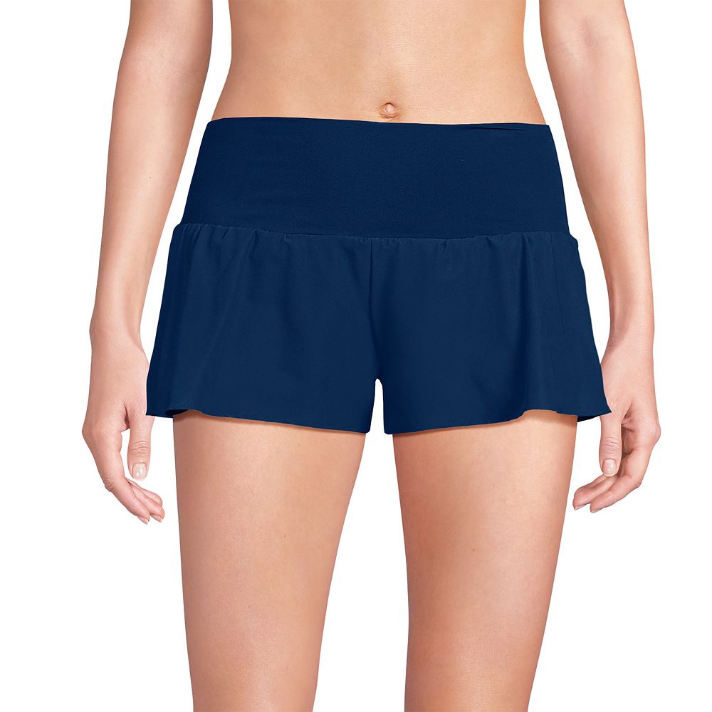 Women's Lands' End 3-Inch Pinchless Flutter Swim Bottoms