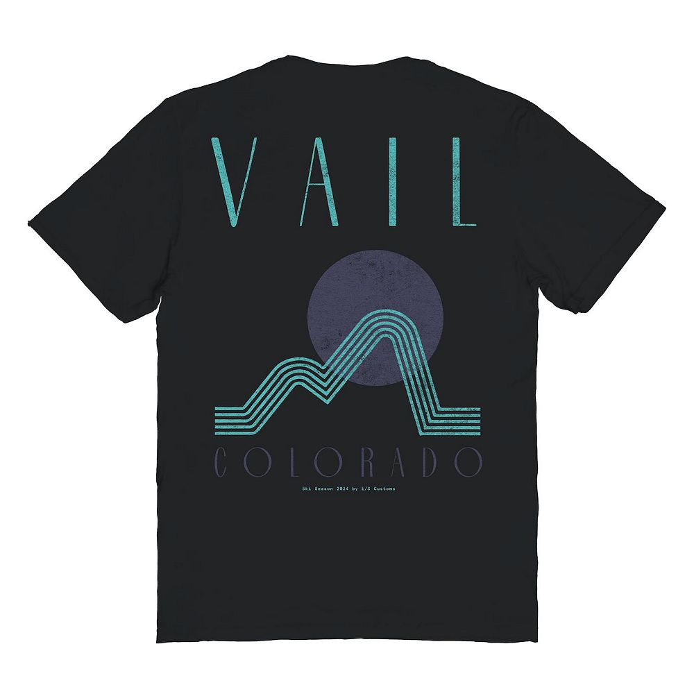 Men's Vail Black Graphic Tee