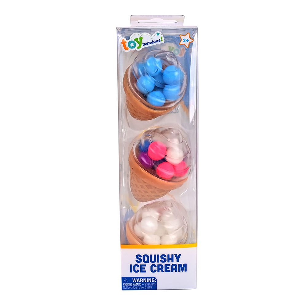 Sunny Days Entertainment 3-Pack Toymendous Ice Cream Squishes