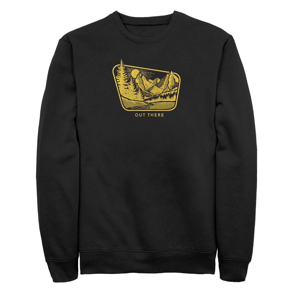 Big & Tall Out There Graphic Fleece Sweatshirt
