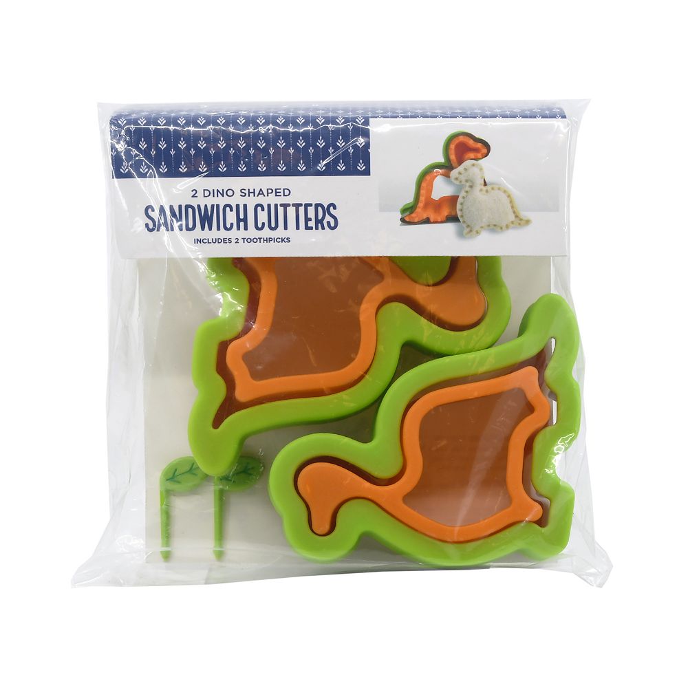 Shaped Sandwich Cutters with Food Picks