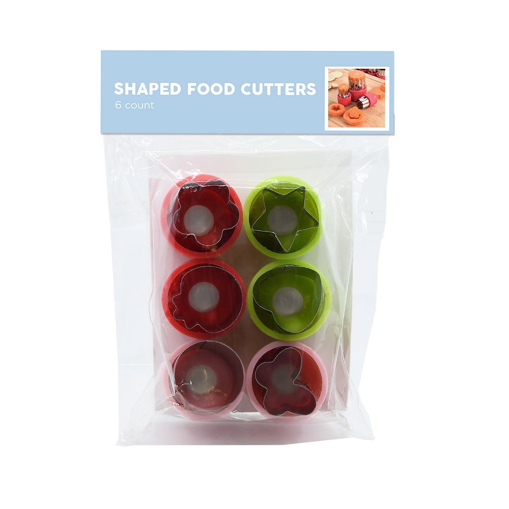 6-pk. Shaped Food Cutters