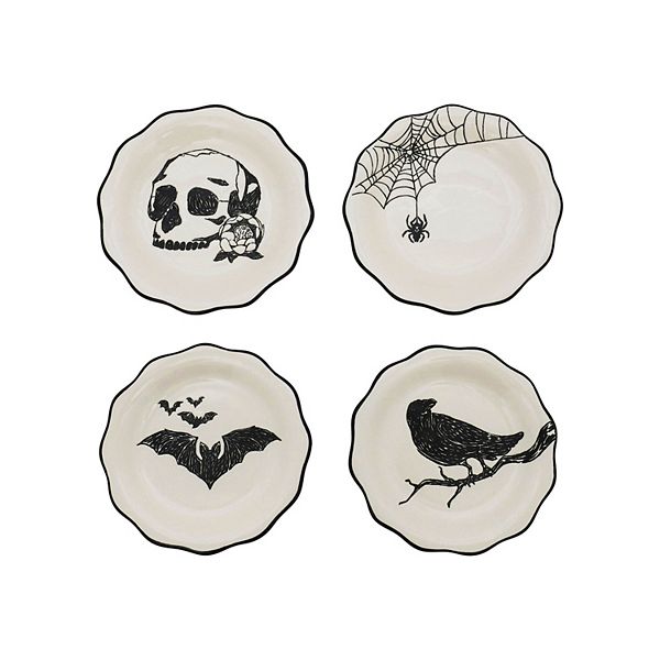 Celebrate Together™ Halloween 4-pc. Spooky Appetizer Plates Set