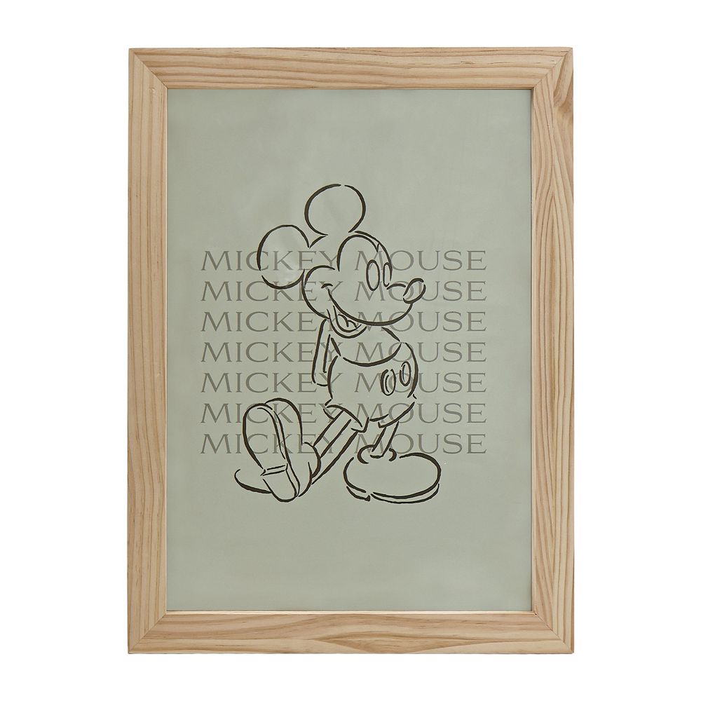 Disney's Mickey Mouse Text Framed Wall Art by The Big One®