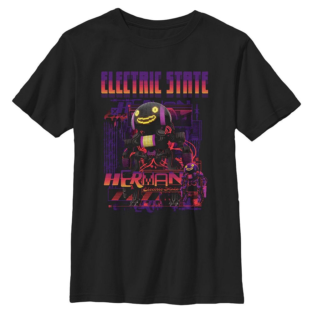 Boys 8-20 The Electric State Glitch Herman Graphic Tee