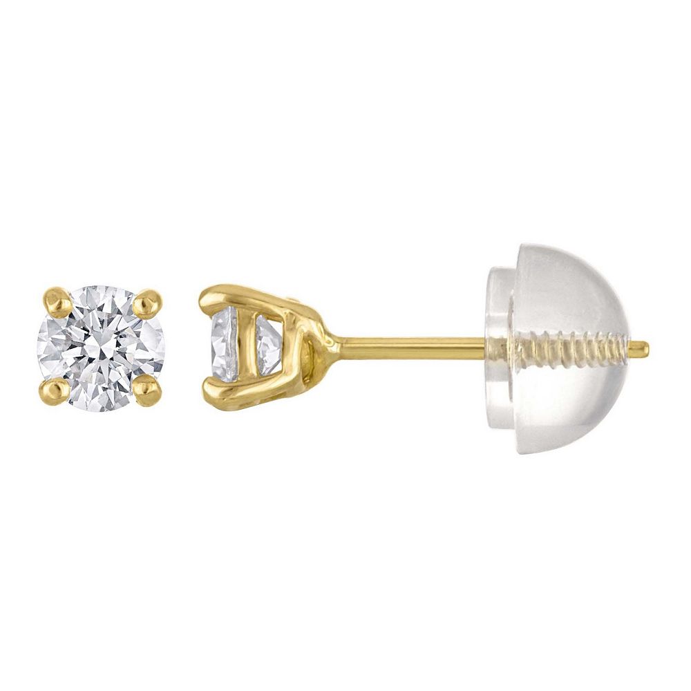 Junior Jewels 1/4 Carat T.W. Lab Grown Diamond Stud Earrings