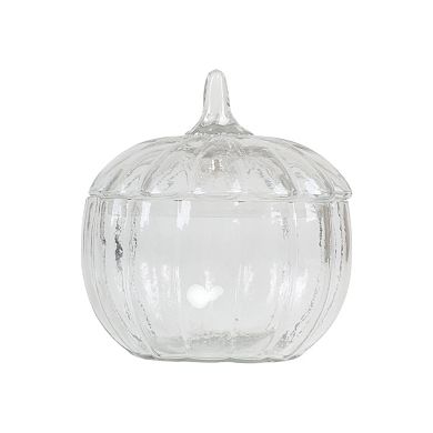 Celebrate Together™ Fall Pumpkin Glass Candy Dish with Lid