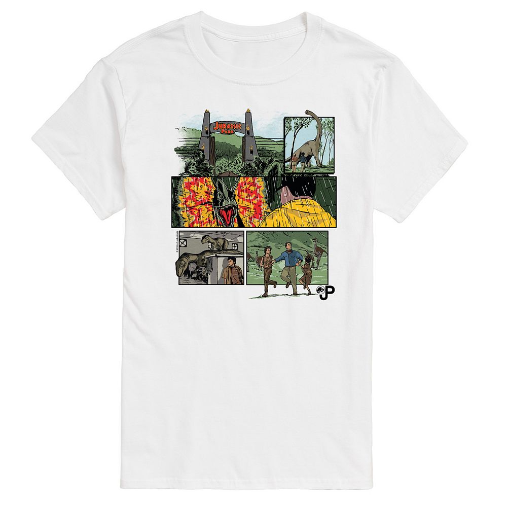Big & Tall Jurassic World Comic Graphic Tee