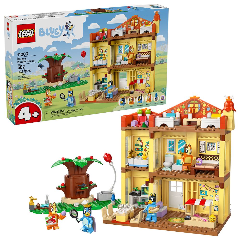 LEGO Bluey Bluey's Family House 11203 Building Kit (382 Pieces)