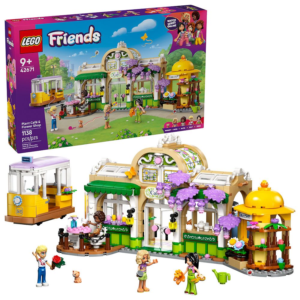LEGO Friends Plant Café & Flower Shop 42671 Building Kit (1138 Pieces)