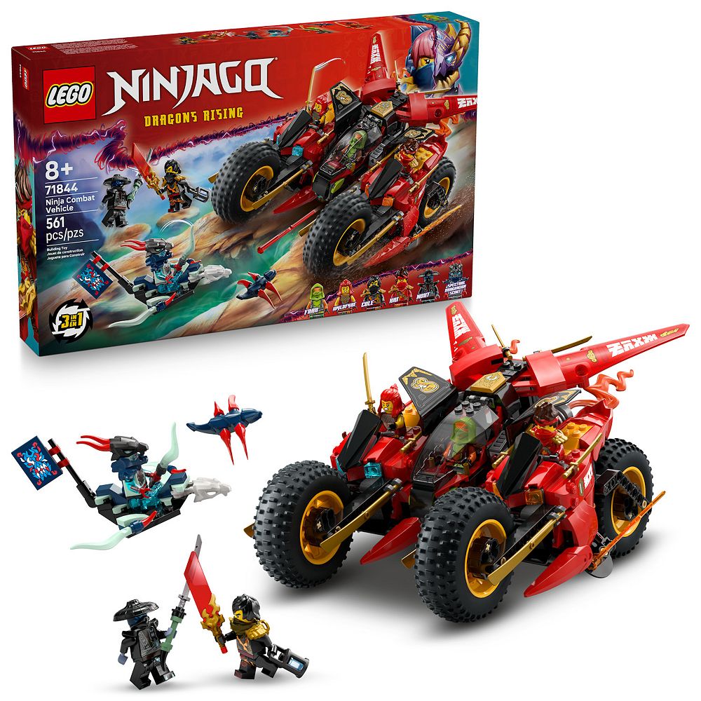 LEGO NINJAGO Ninja Combat Vehicle 71844 Building Kit (561 Pieces)