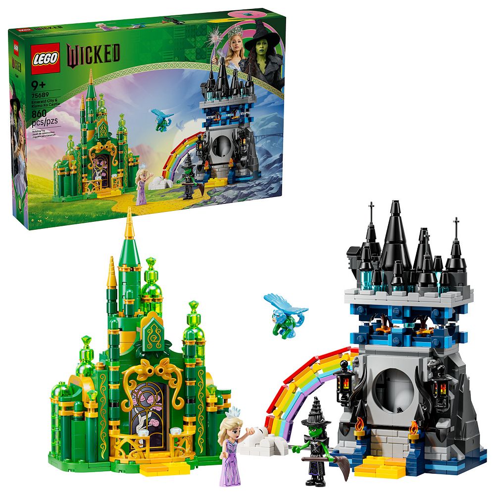 LEGO Wicked Emerald City & Kiamo Ko Castle 75689 Building Kit (860 Pieces)