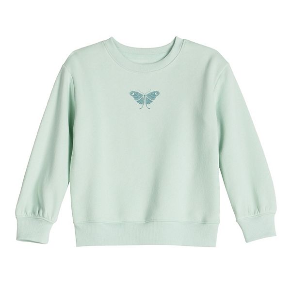 Girls 4-12 Jumping Beans® Core Fleece Crew Sweatshirt
