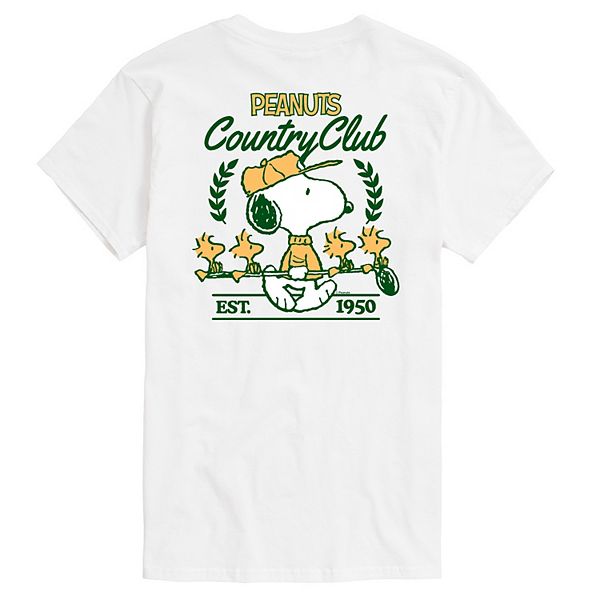 Big & Tall Peanuts Snoopy Country Club Graphic Tee