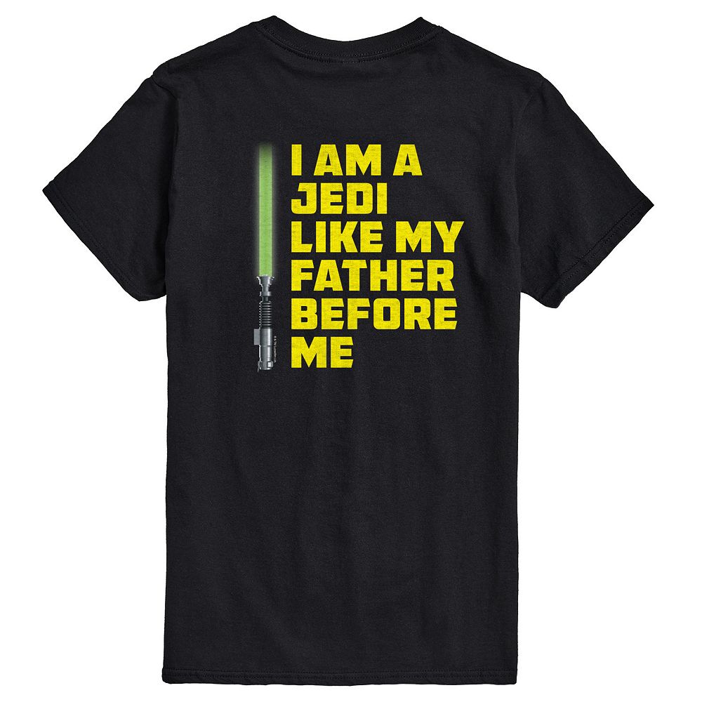 Big & Tall Star Wars I Am A Jedi Like My Father Graphic Tee