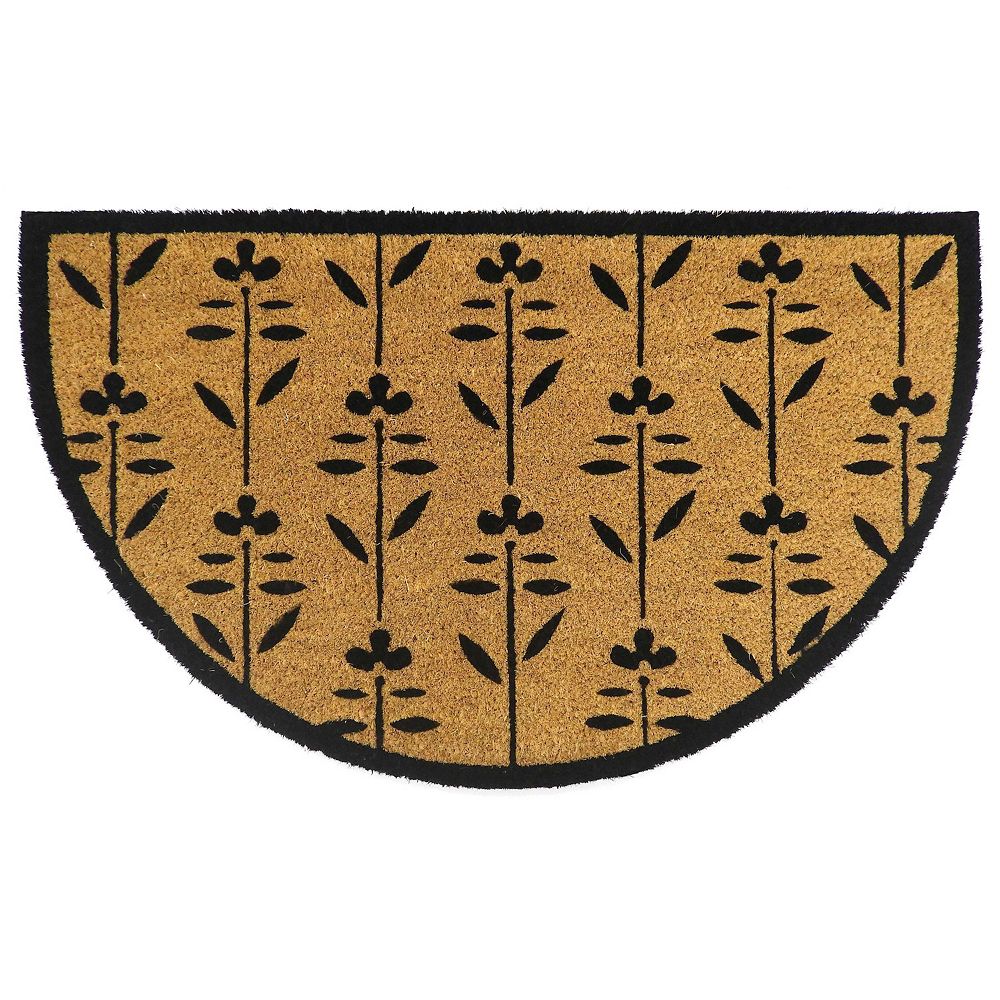 Sonoma Goods For Life® Floral Slice Coir Doormat