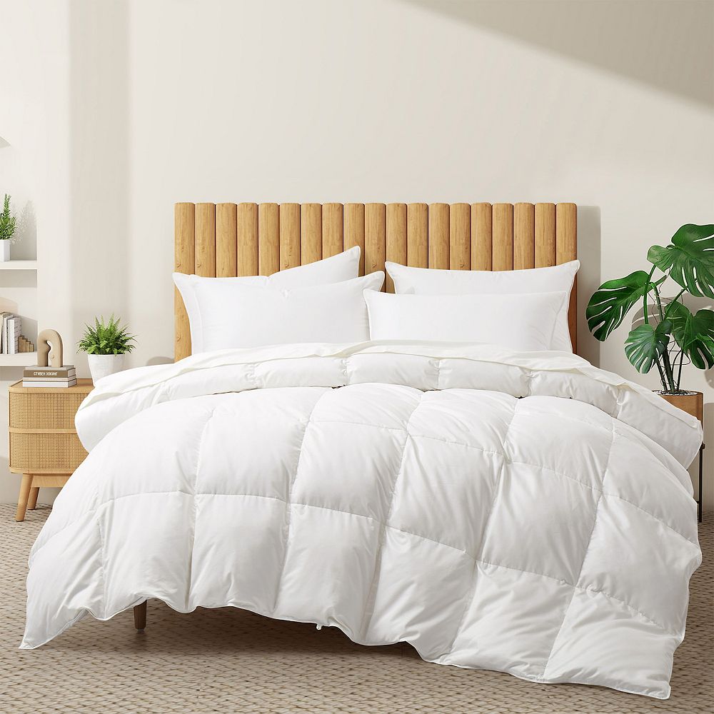 Unikome All Season Comforter Duvet Insert - Natural Down Fiber ...