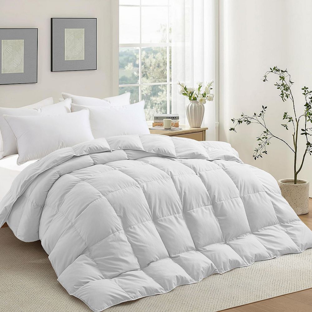 Unikome Lightweight Comforter Duvet Insert - Natural Down Fiber ...