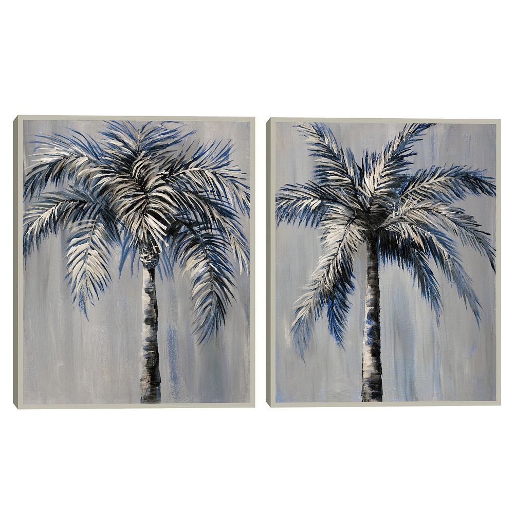 Masterpiece 2-Piece Palm Magic Evening I & II Wall Art Set