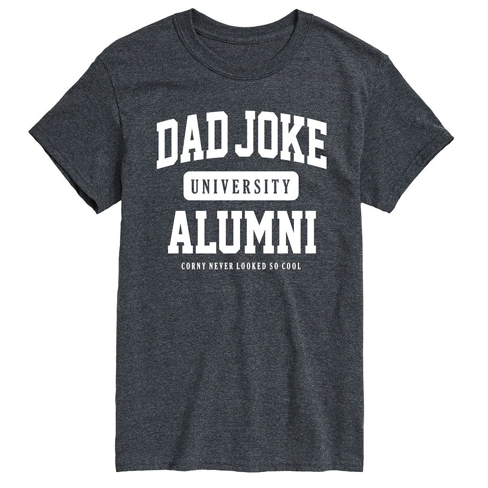 Big & Tall Dad Joke University Graphic Tee