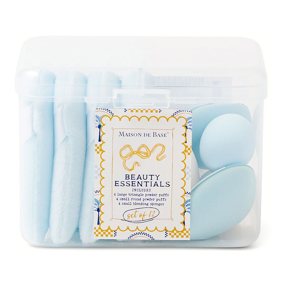 MAISON DE BASE 12-pc. Mini Sponges & Powder Puffs Set