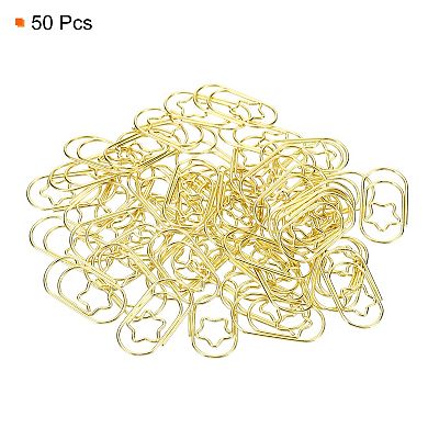 Paper Clip Star-Shaped Cute Decorative Fun Clips Bookmarks 0.9 Inch for ...