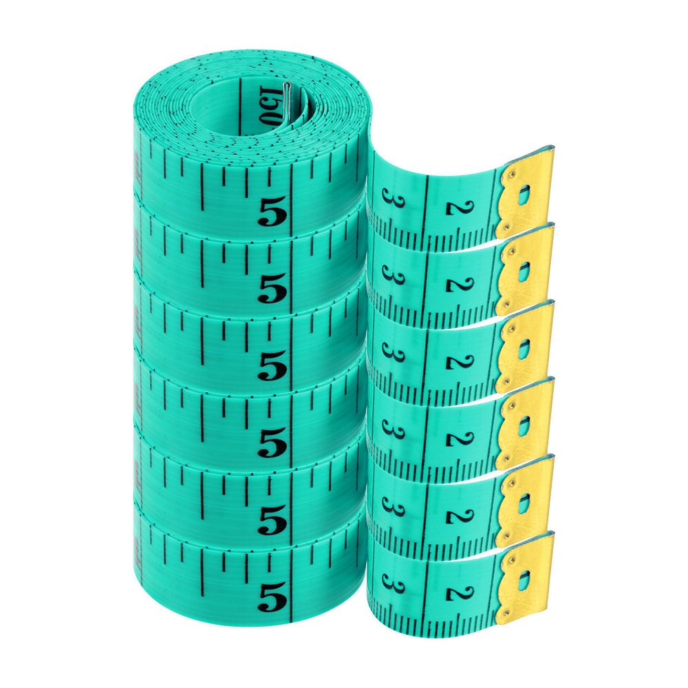 6pcs Soft Tape Measure, Double Scale Inch & Metric Flexible Measuring ...