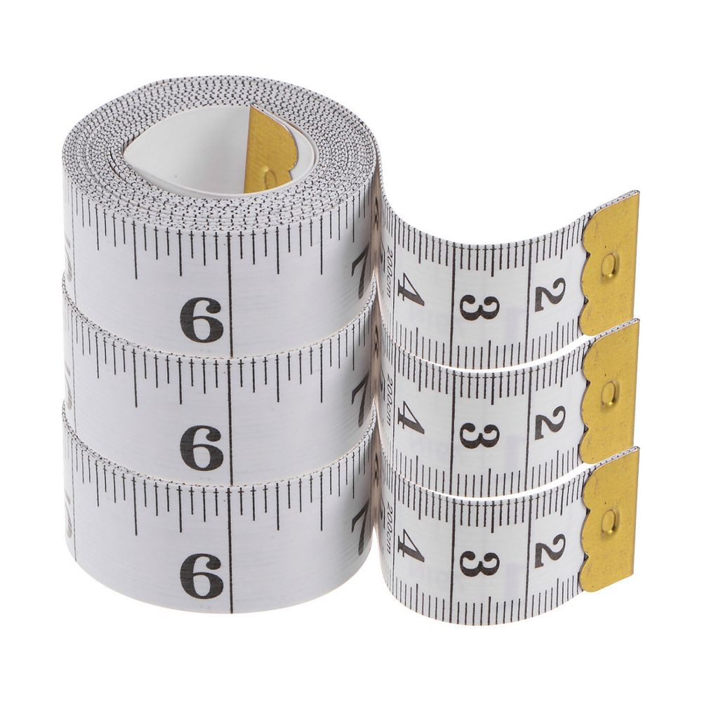 3 Pcs Soft Tape Measure Double Scale Inch Metric Flexible Measuring Rulers
