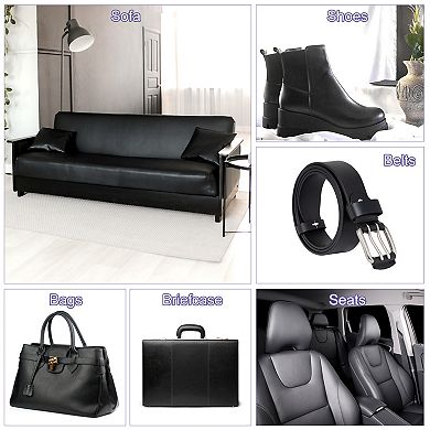 PU Faux Leather Fabric Nappa Grain 2 Yards Length Soft Synthetic ...