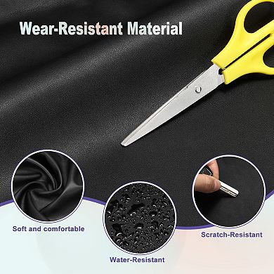 PU Faux Leather Fabric Nappa Grain 2 Yards Length Soft Synthetic ...