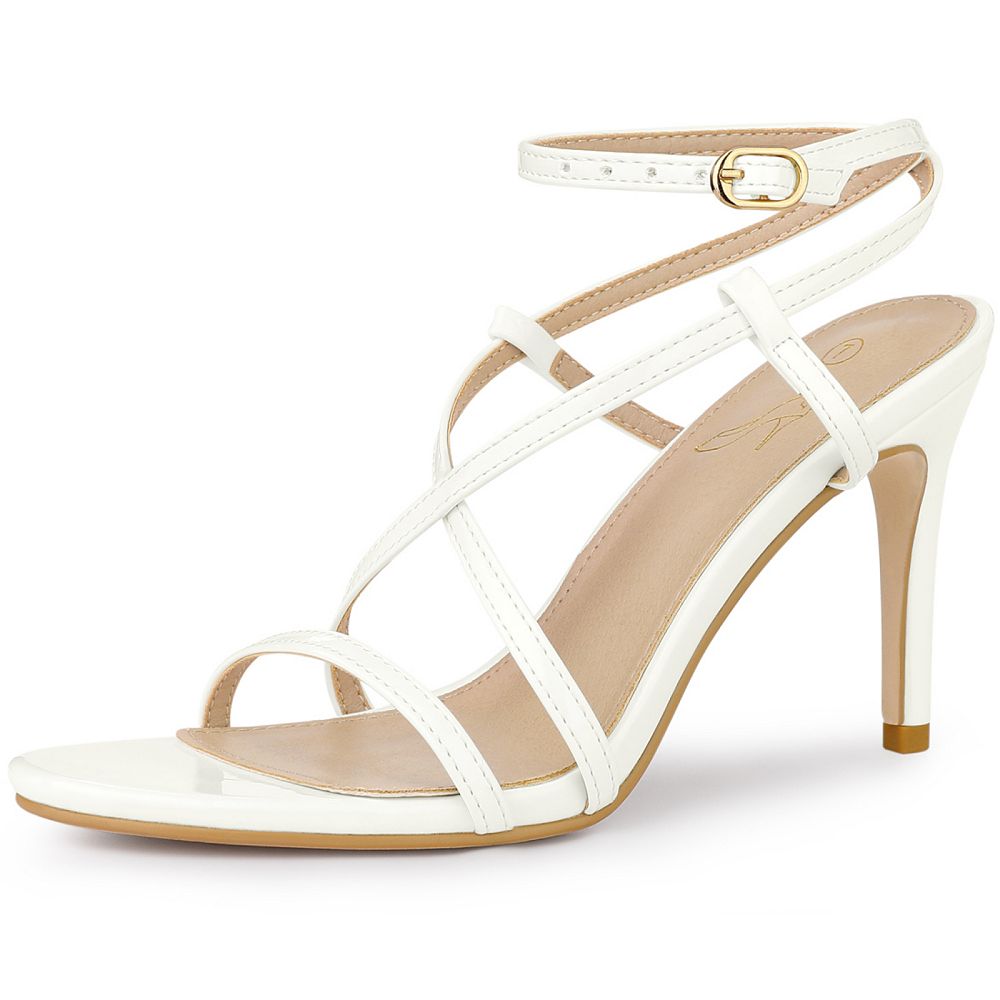 Strappy Slingback Open Toe Stiletto Heels Sandals for Women