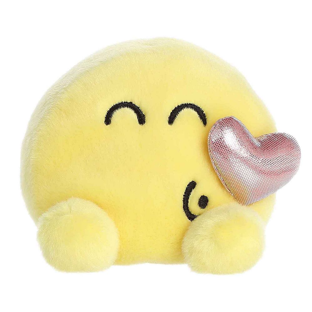 Aurora Mini Yellow SMILEYWORLD Palm Pals 5" Kisses Vibrant Stuffed Animal