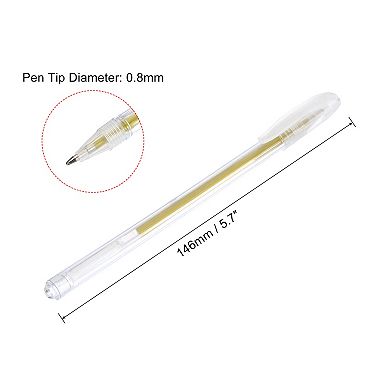 Glitter Gel Pens, 9 Pack Dual Metallic Ink Sparkle Pens 0.8mm Liquid ...