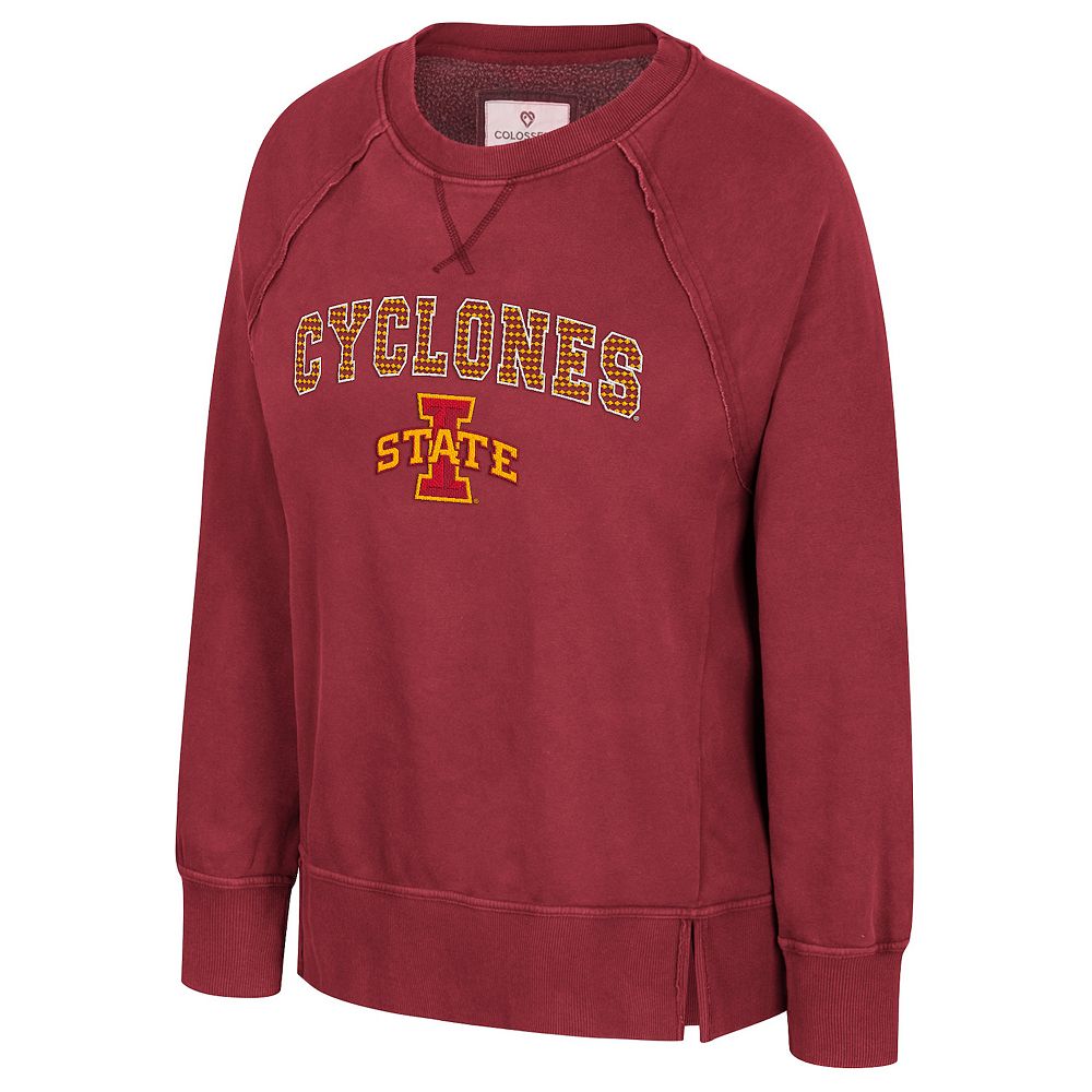 Women's Iowa State Cyclones Romantic Oversized Fleece Pullover