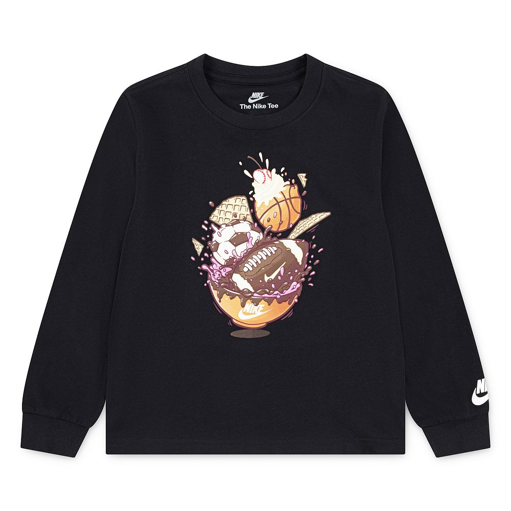 Boys 4-7 Nike Ice Cream Sports Graphic Long Sleeve T-shirt