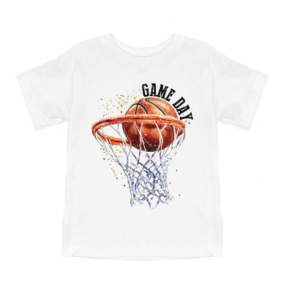 The Juniper Shop Basketball Game Day Hoop Youth Short Sleeve Tee