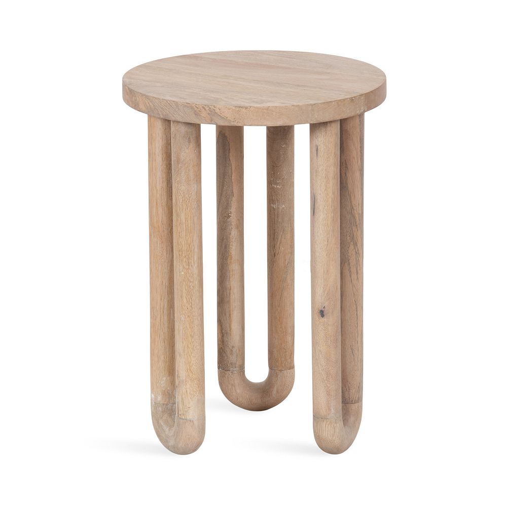 Kenzo Wood Side Table 14x14x20