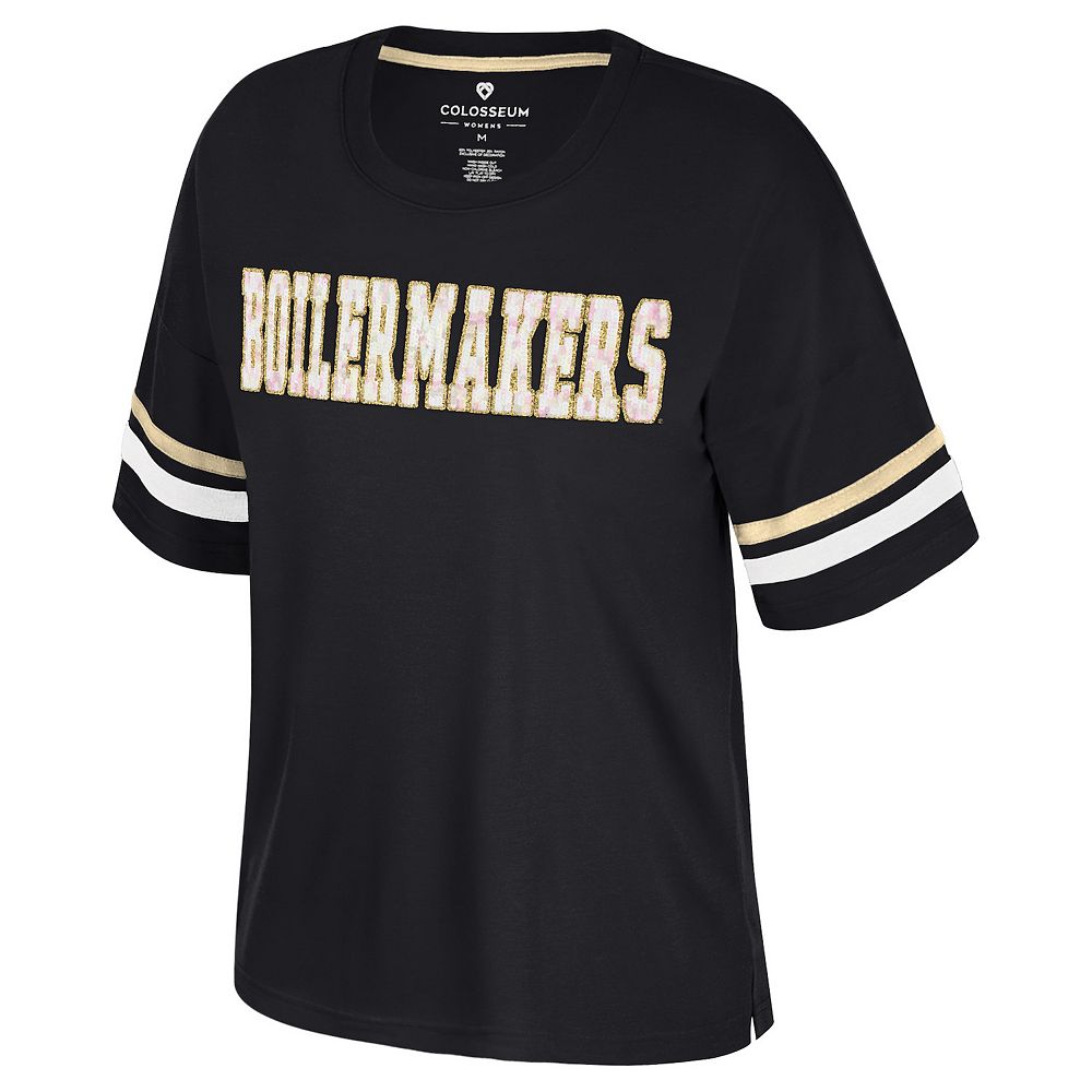 Women's Purdue Boilermakers Realist Oversized Short Sleeve Tee