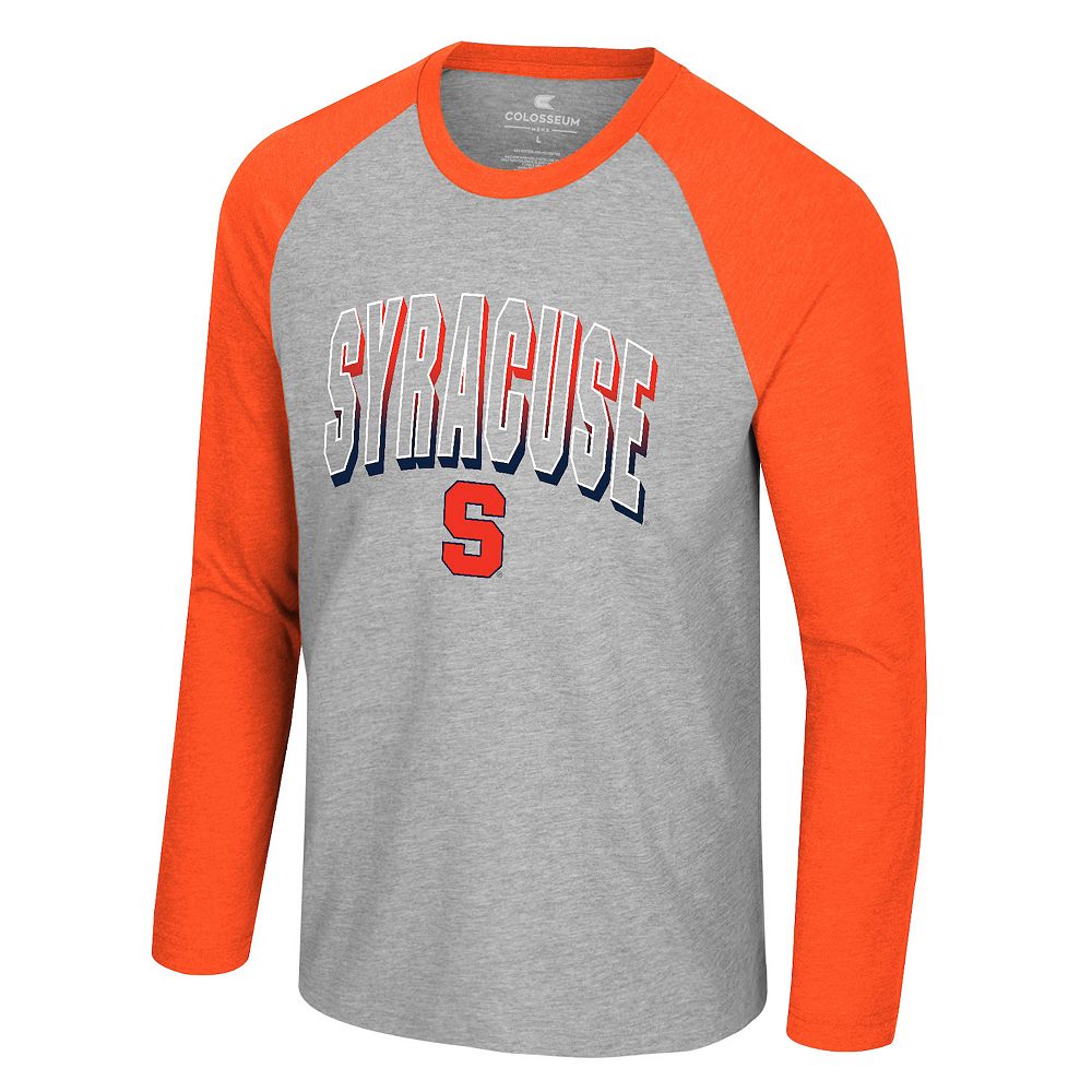Men's Syracuse Orange Raglan Long Sleeve Tee