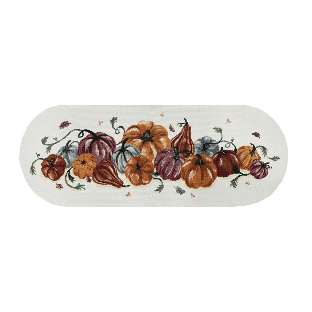 Celebrate Together™ Fall Pumpkin Printed Braid Table Runner