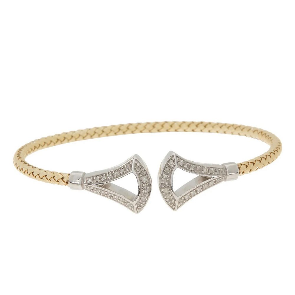 Meshmerise 1/4 Carat T.W. Diamond Mesh Bangle Bracelet