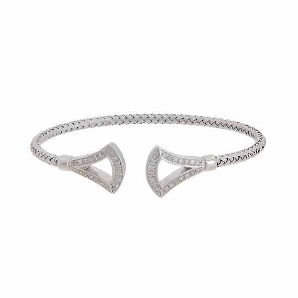 Meshmerise 1/4 Carat T.W. Diamond Mesh Bangle Bracelet