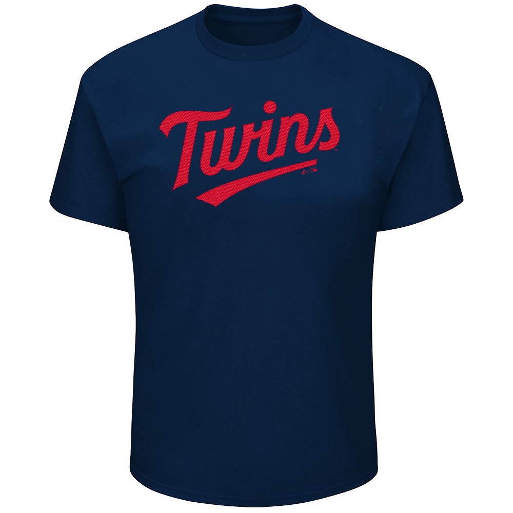 Big & Tall Minnesota Twins Script Logo Graphic Tee