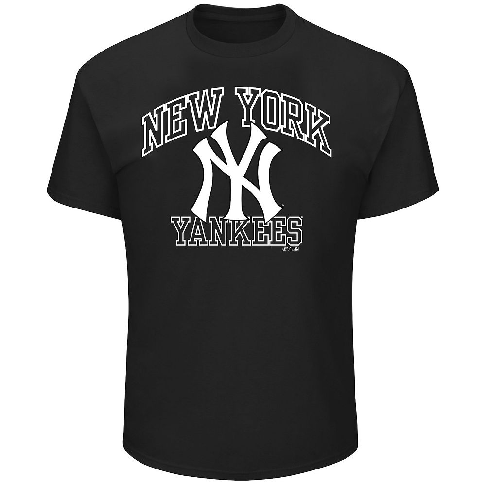 Big & Tall New York Yankees Arch Text Logo Graphic Tee