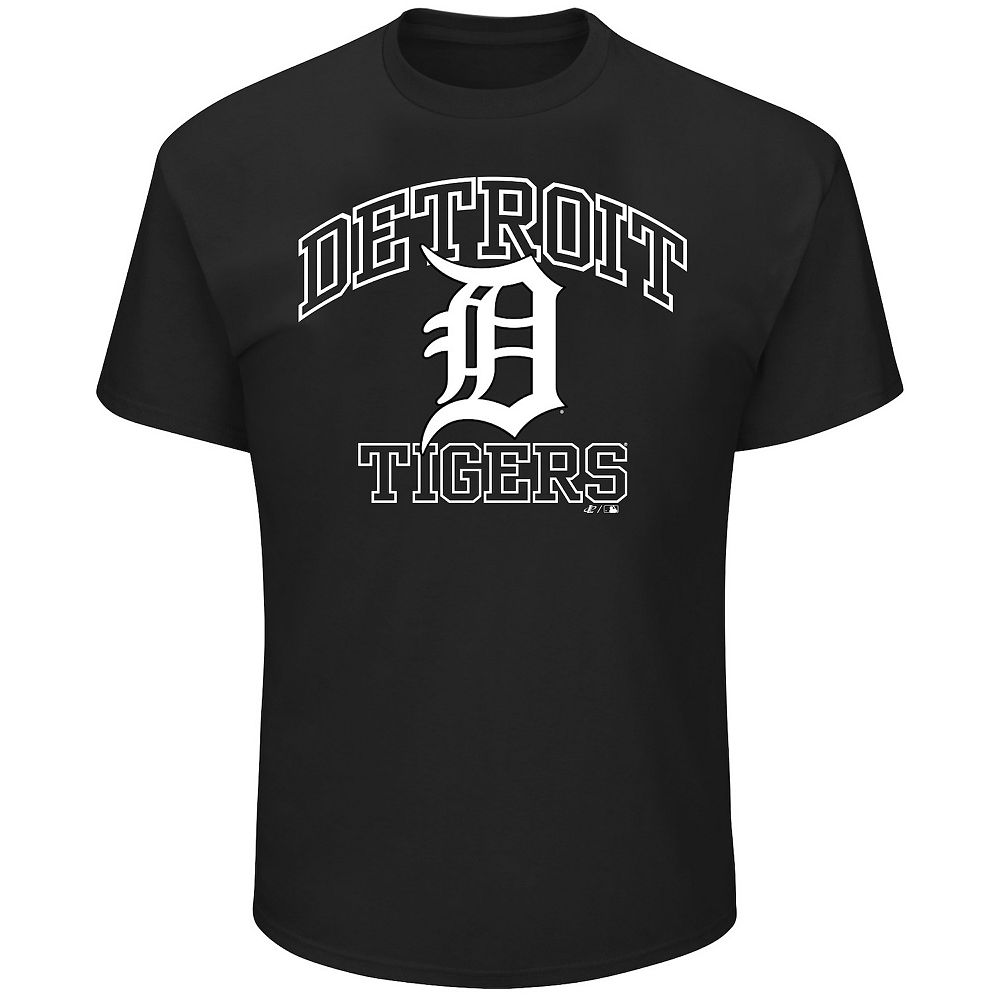 Big & Tall Detroit Tigers Arch Text Logo Graphic Tee