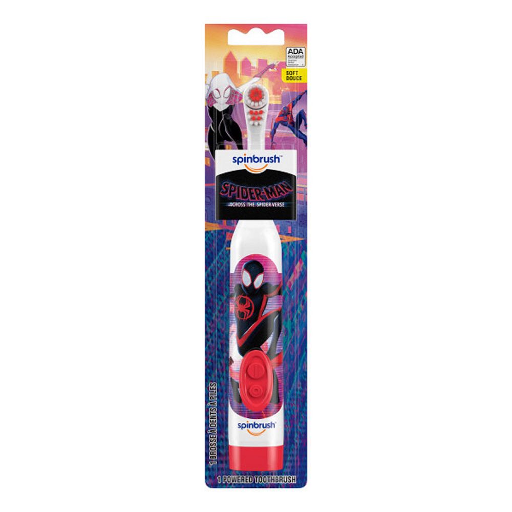 Spinbrush Marvel Spider-Man: Across the Spider-Verse Kids Electric ...