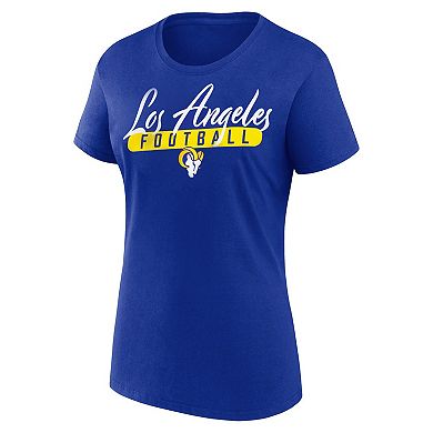 Women's Fanatics Royal Los Angeles Rams Team T-Shirt