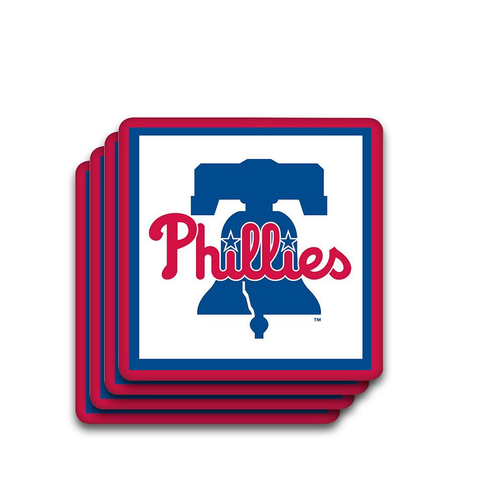 Philadelphia Phillies 4-Piece Coaster Set