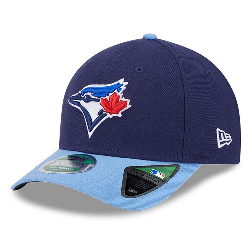 Men's New Era Navy/Powder Blue Toronto Blue Jays Player Replica 9FORTY ...